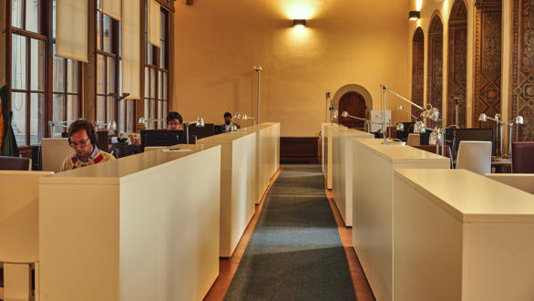 Law study room corridor